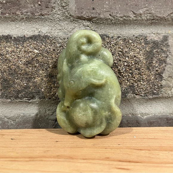 Art | Jade Nine Tailed Fox Carving | Poshmark